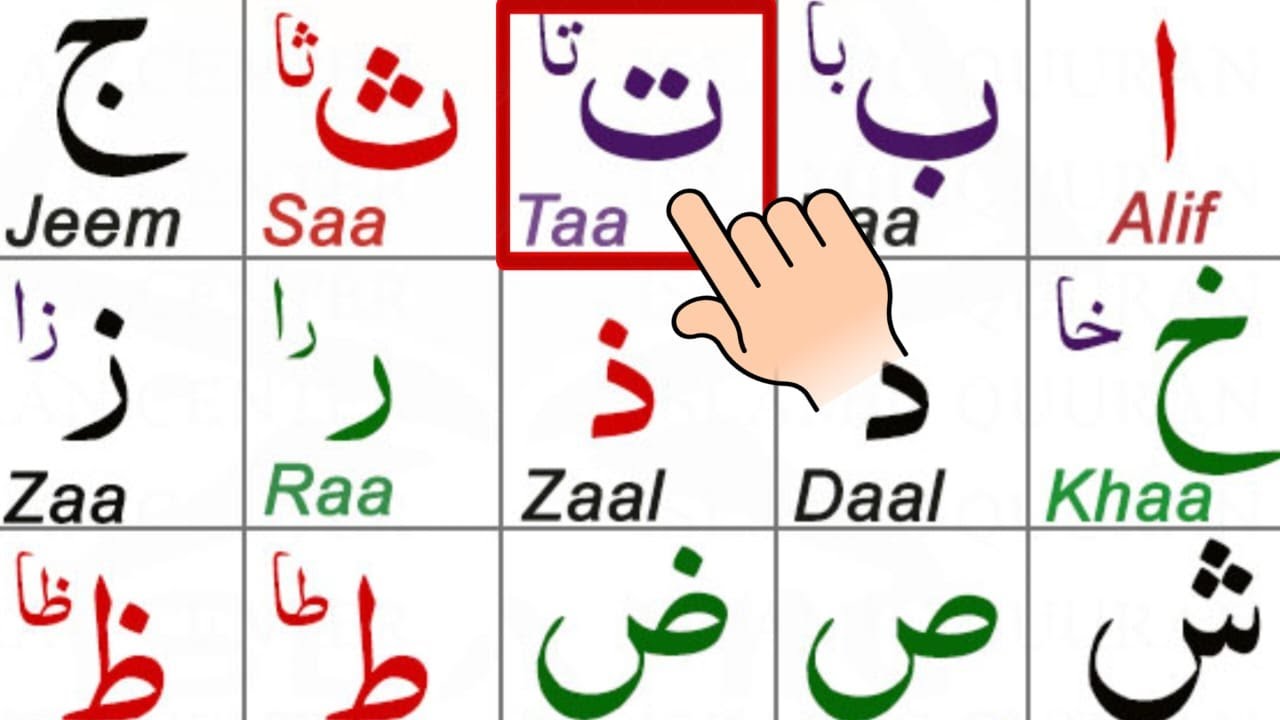 How to learn Arabic Alphabets | Quran | Alif Baa Taa | Epi 550 | Qaida ...