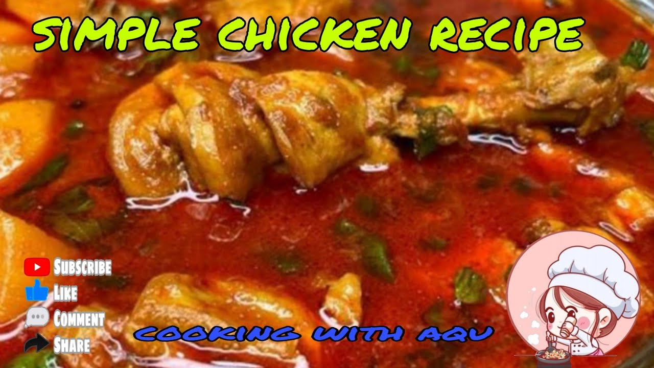 Simple Chicken Recipe😋 || How To Cook Simple Chicken Recipe 😋 ...
