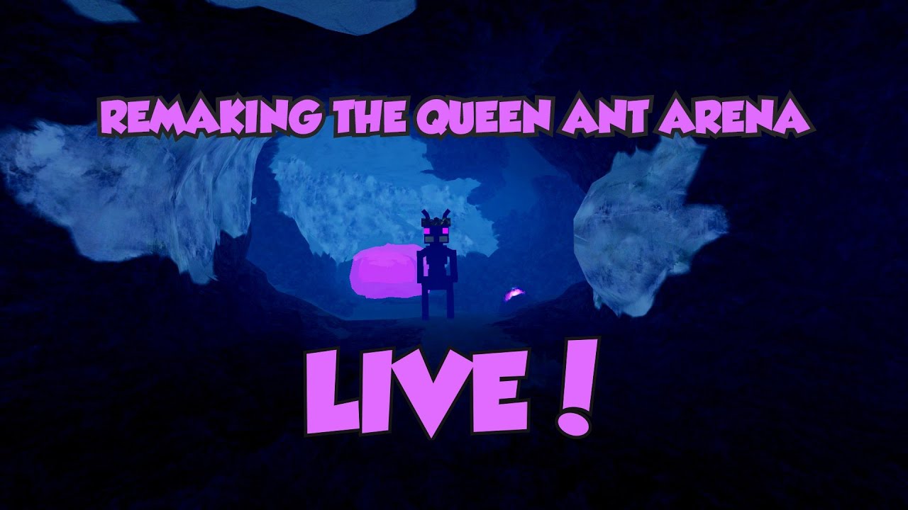 Working On The NEW Queen Ant Arena LIVE! Roblox BOOGA BOOGA Ancient ...