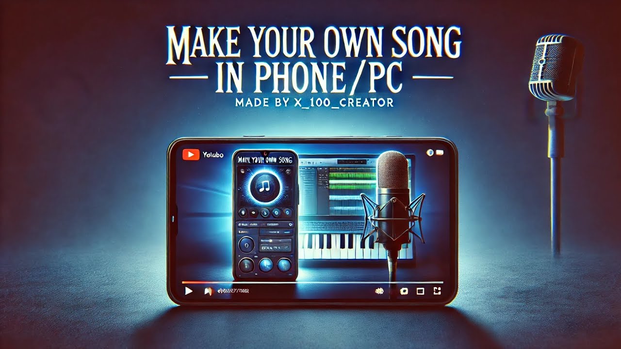 MAKE A YOUR OWN SONG IN PHONE/PC - YouTube