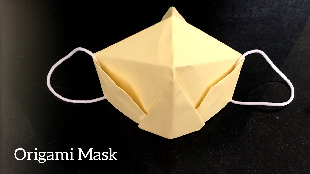 How to Make Paper Medical MASK | Origami Paper MASK | How to make easy ...