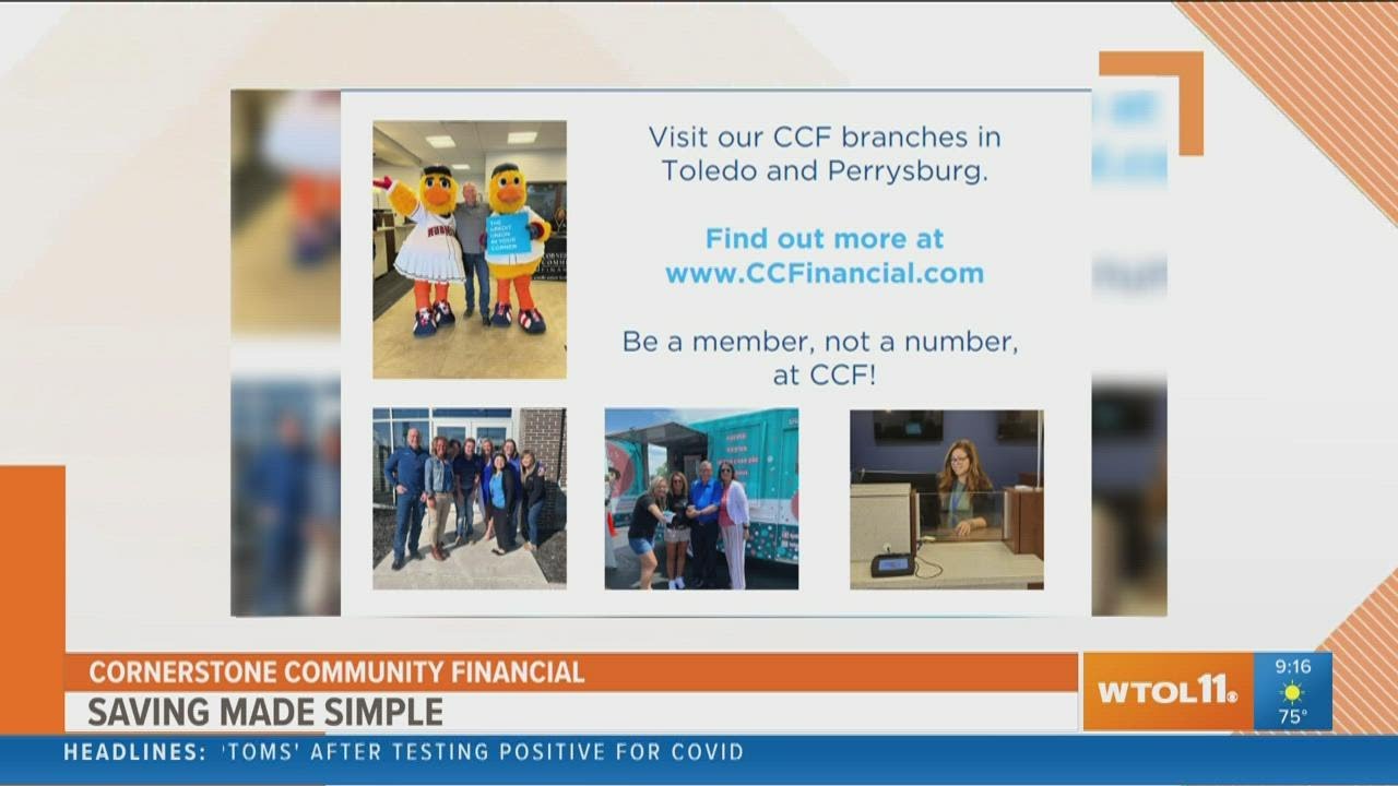 Cornerstone Community Financial encourages building savings account ...