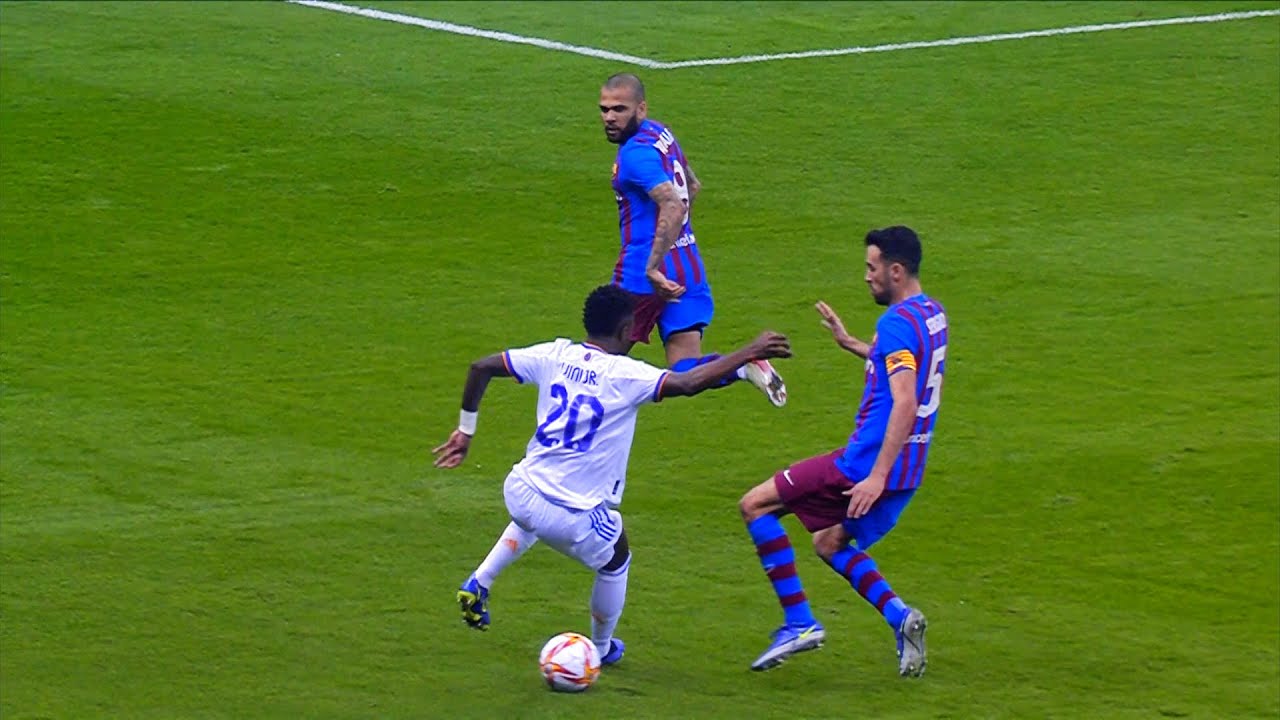 Vinicius Junior vs Barcelona Spanish Super Cup | HD 1080i - YouTube