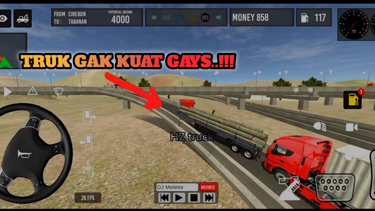 GAME MOBIL IDBS TRUK SIMULATOR INDONESIA || TRUK TRONTON BAWA KAYU ...