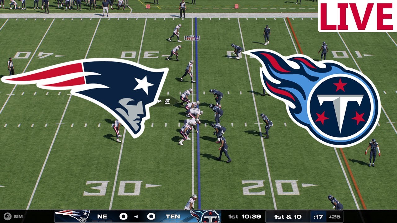 🔴LIVE🔴New England patriots vs Tennesse Titans /NFL Envivo /NFL SEASON ...