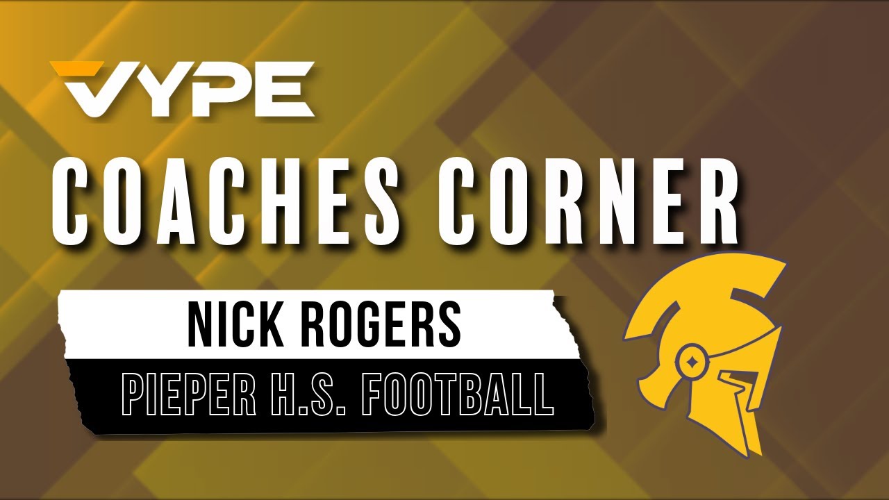 Coaches Corner : Pieper High School Football Coach Nick Rogers - YouTube