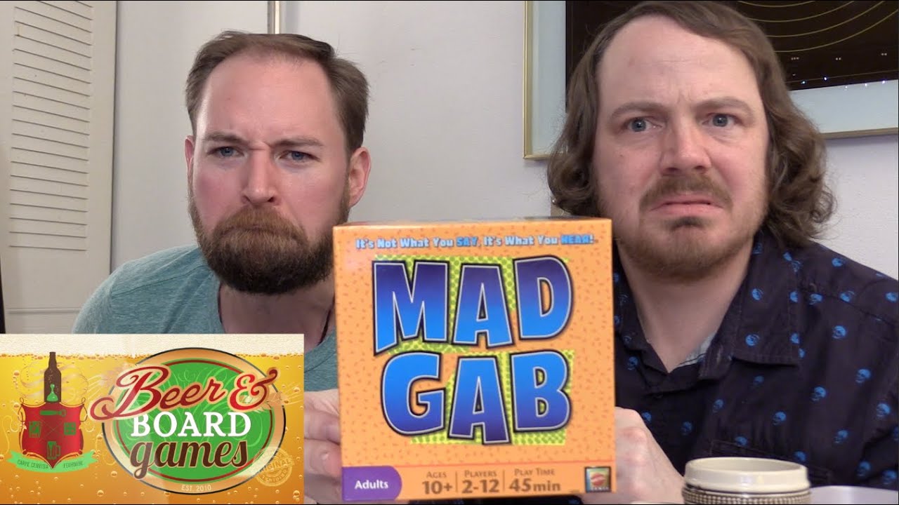 Mad Gab - Beer and Board Games - YouTube