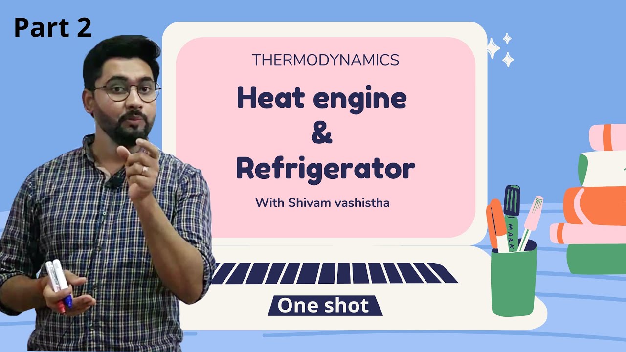 Thermodynamics part 2/ Heat engine/Refrigerator/Carnot engine/ NEET ...