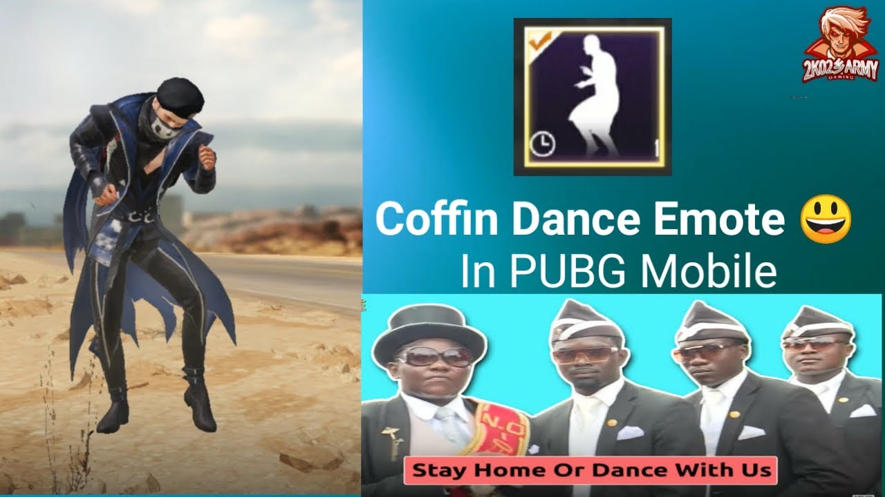 COFFIN DANCE EMOTE IN PUBG MOBILE||2k02 Army|| - YouTube