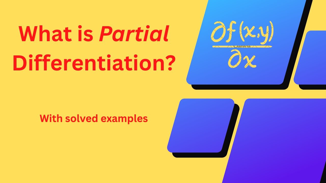 What is Partial derivative? - YouTube