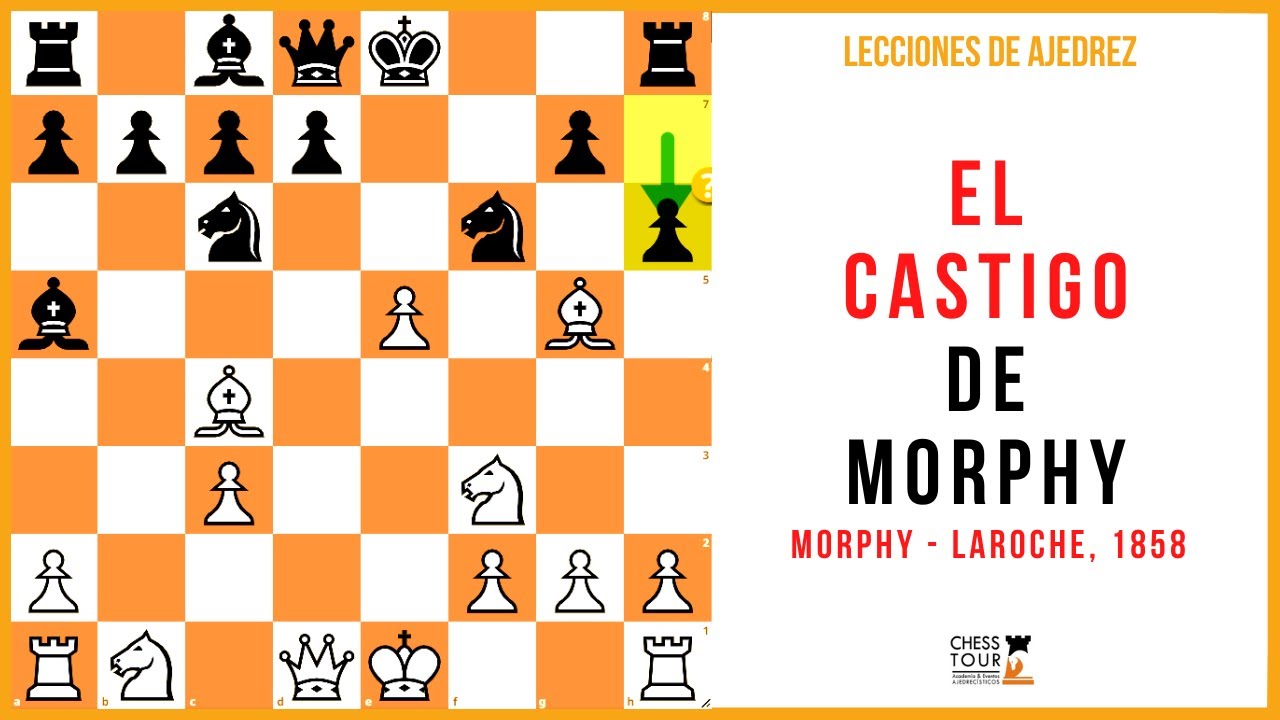 Leccion de ajedrez: El castigo de Morphy. Morphy - Laroche, 1858 - YouTube
