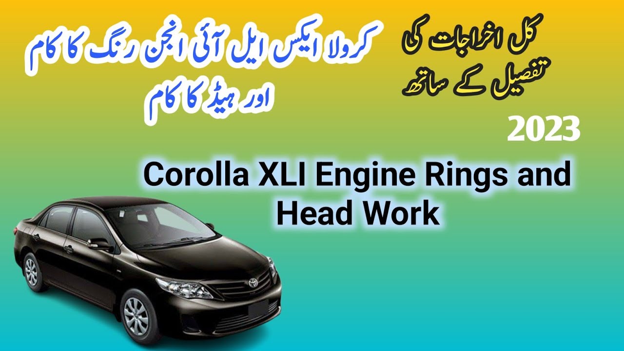 XLI Car Engine Repair // Engine Half Overhauled // 1 NZ Ring and Head ...