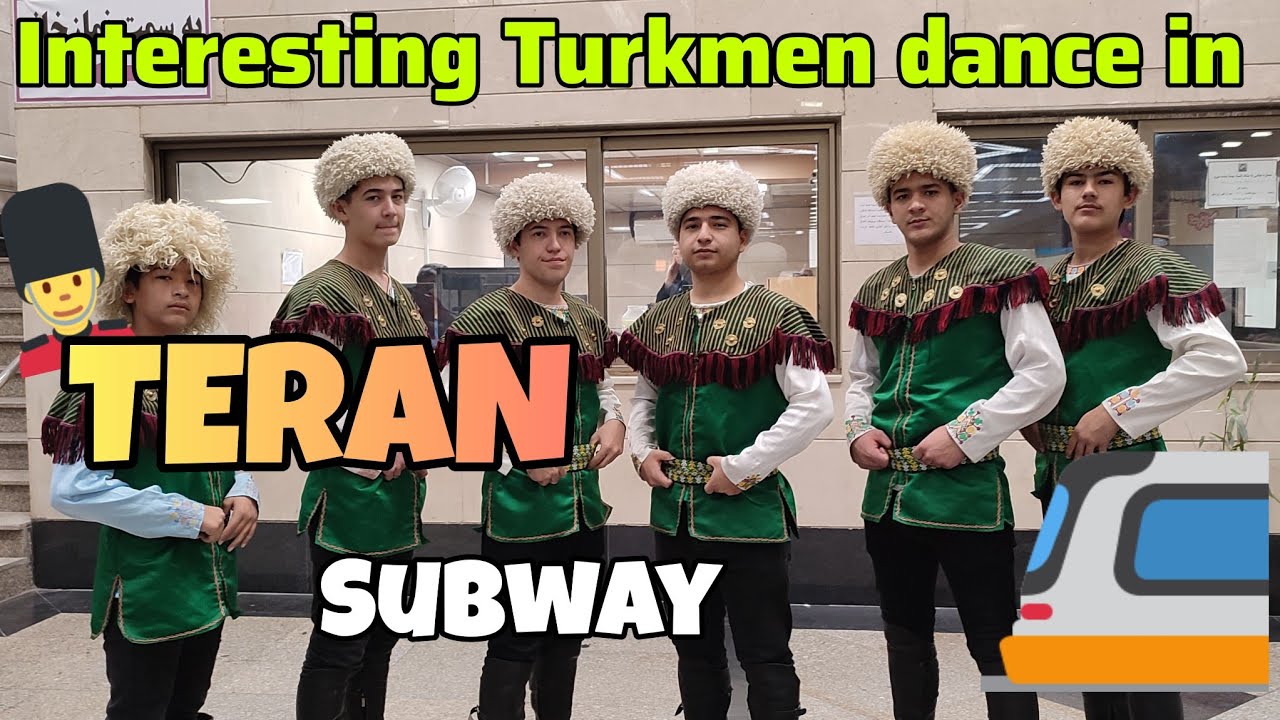 Interesting Turkmen Dance In TEHRAN Subway, IRAN 2023 - YouTube