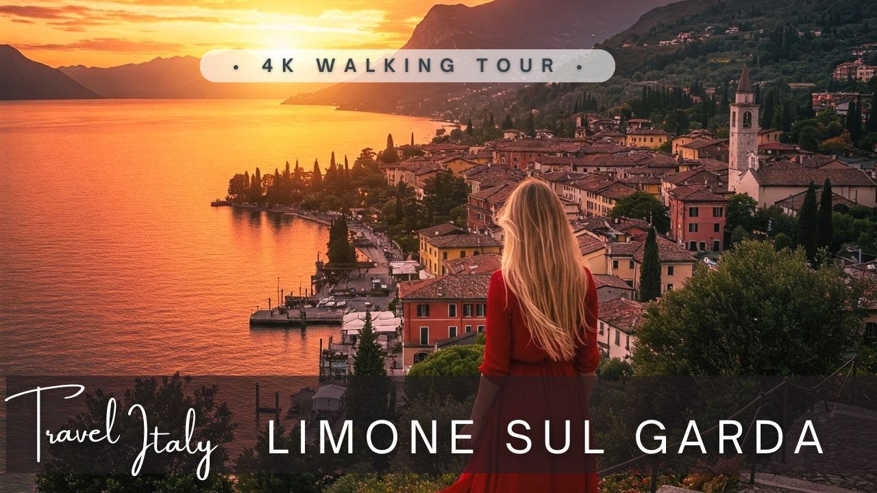 Limone sul Garda , Italy 4K Walking Tour - Captions & Immersive Sound ...
