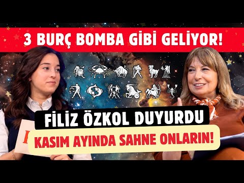 3 burç bomba gibi geliyor! Filiz Özkol duyurdu: Kasım ayında sahne onların!