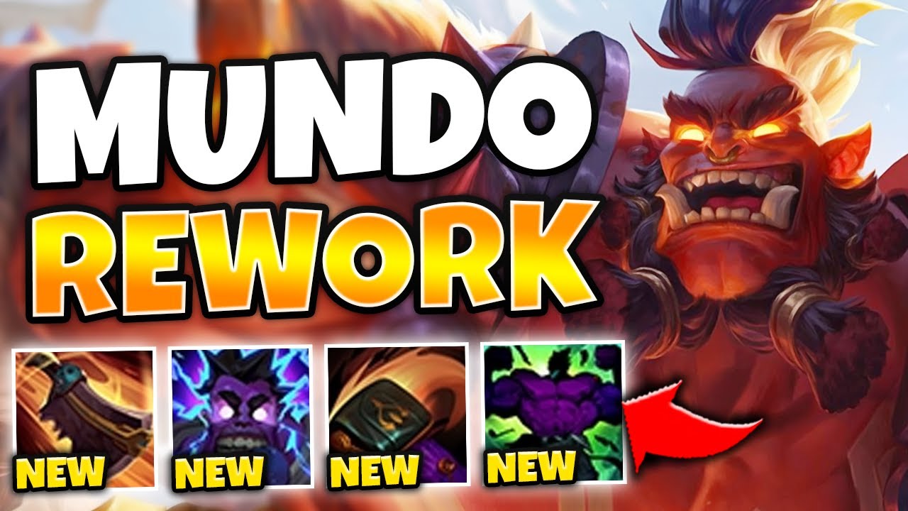 THE NEW DR. MUNDO REWORK IS OFFICIALLY HERE! HE CAN THROW CHAMPS NOW ...