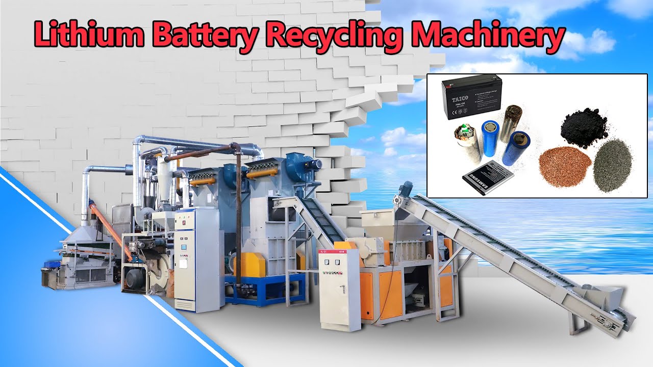Fully Automatic Lithium Battery Recycling Line, Efficient And ...
