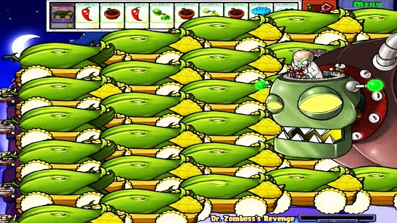 COB CANNON VS DR. ZOMBIE HACK PLANTS VS ZOMBIES - YouTube