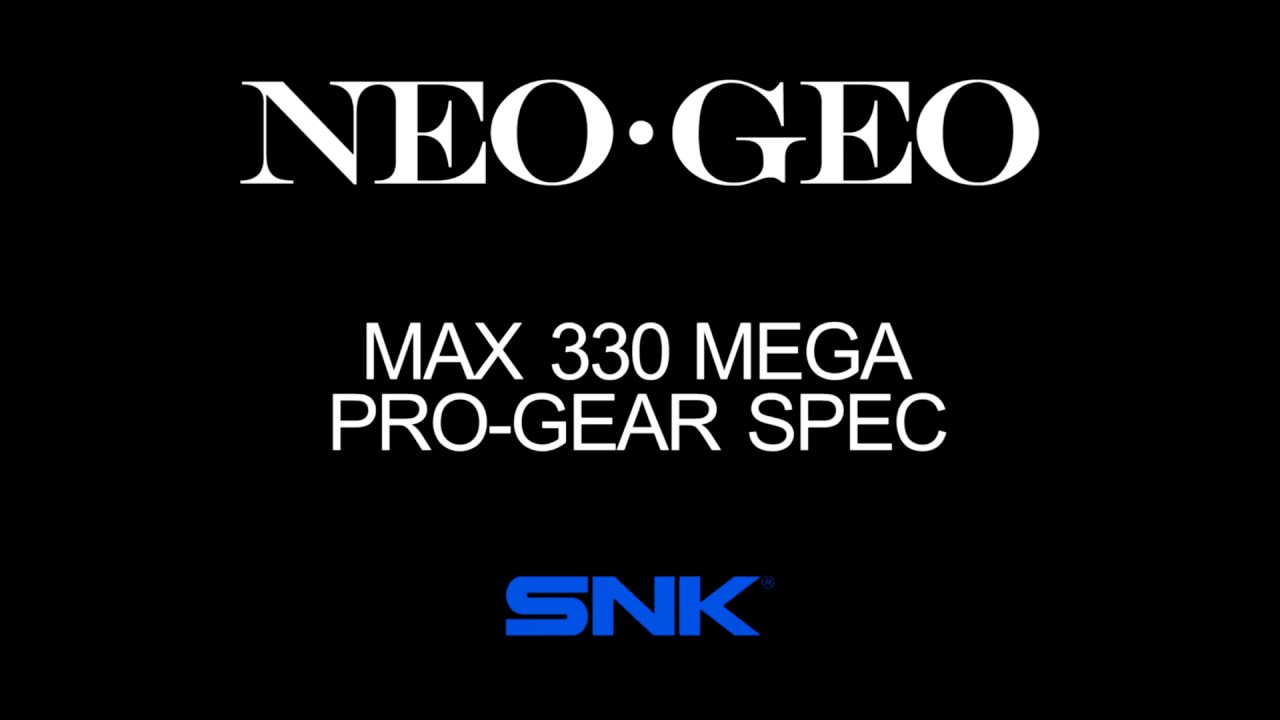 SNK Neo Geo Boot Screen Remake - YouTube