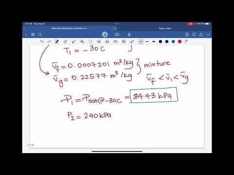 Practice Problems Ch 3 - Advanced Thermodynamics - YouTube