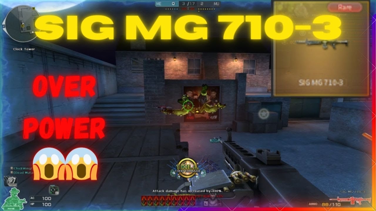 Crossfire West : SIG MG 710-3 (Over Power) 😱🔥 - YouTube