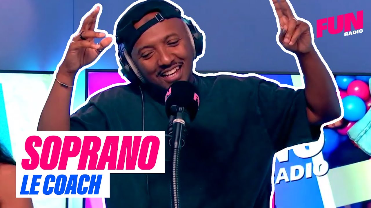 Soprano interprète "Le Coach" en live sur Fun Radio - YouTube