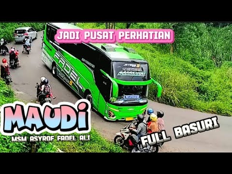 SELALU MENCURI PERHATIAN‼️BUS BASURI MAUDI Bikin Viral.#bus #busmania # ...