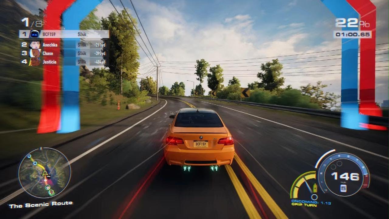 PS5 NFS Unbound BMW M3 Coupé (Sprint Race: The Scenic Route) - YouTube