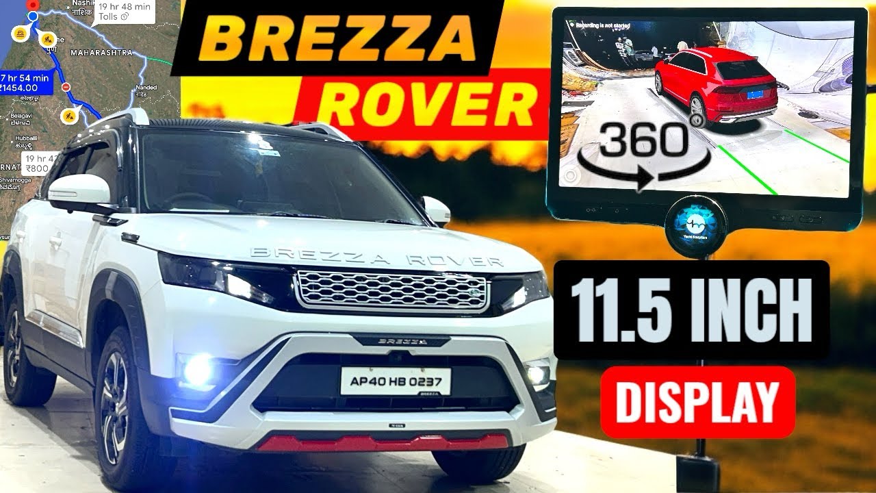 BREZZA LXI KO MODIFY KIYA RANGE ROVER STYLE🤩😍BREZZA 2025 MODIFICATION ...