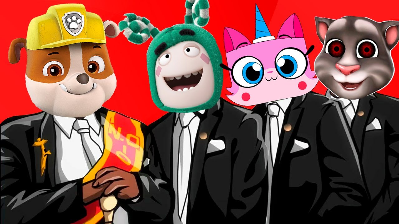 Paw Patrol & Unikitty & Oddbods & Talking Tom - Memes Coffin Dance Song ...