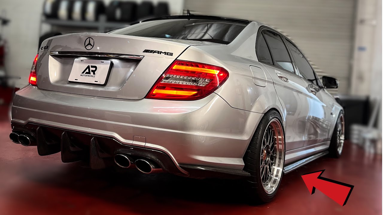 W204 C63 Hates Stance | Rubbing Like crazy 😩 - YouTube