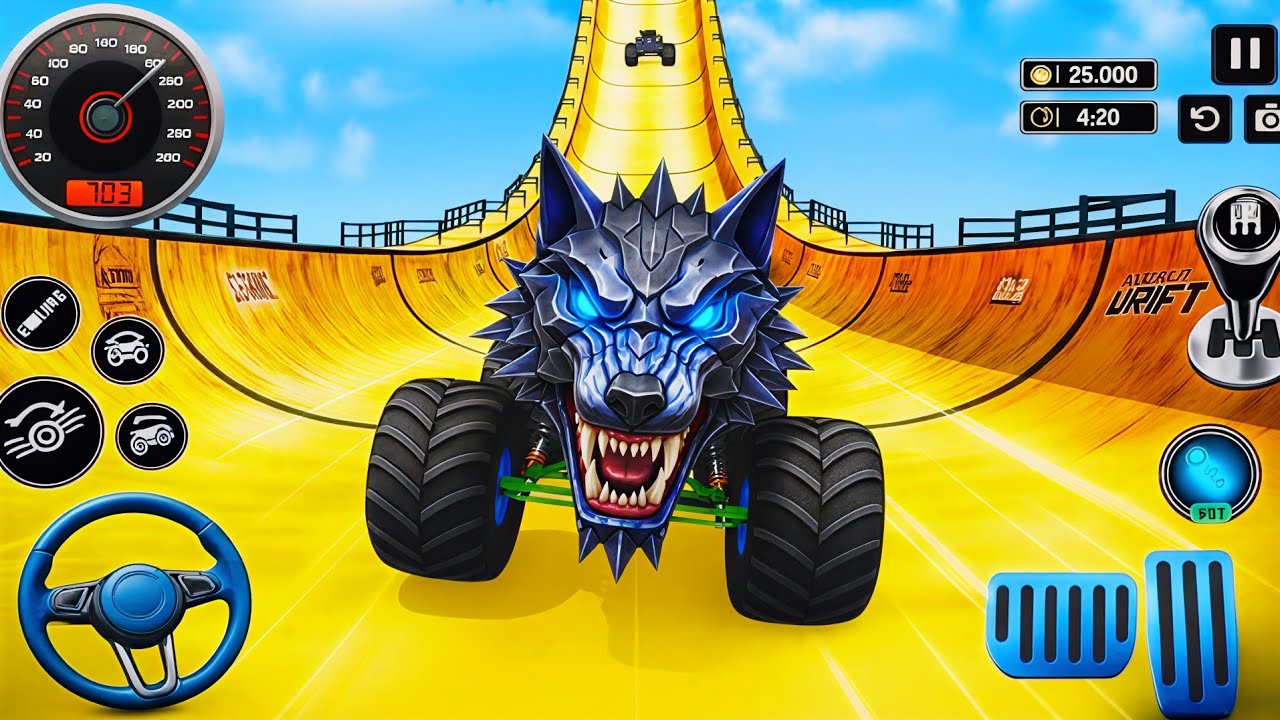 Monster Truck Madness 3D - OMG Fire Ramp Stunts 2025 - YouTube