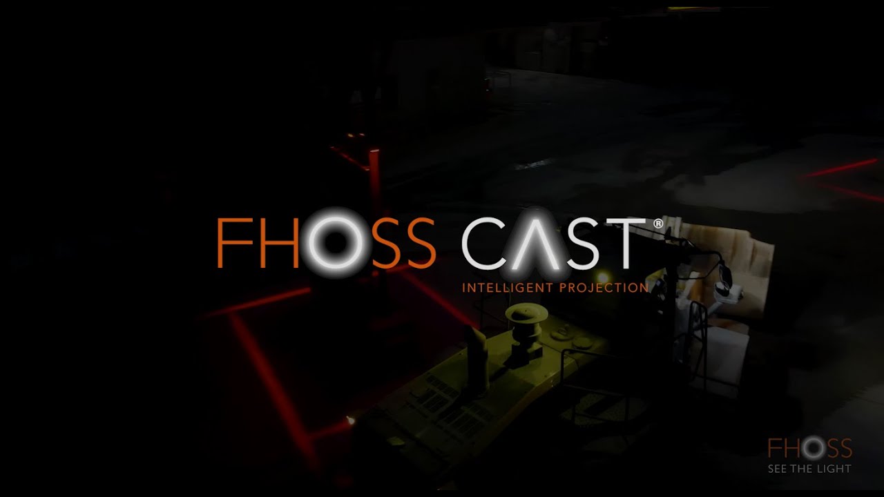FHOSS CAST Intelligent Projection Illuminated Signage - YouTube