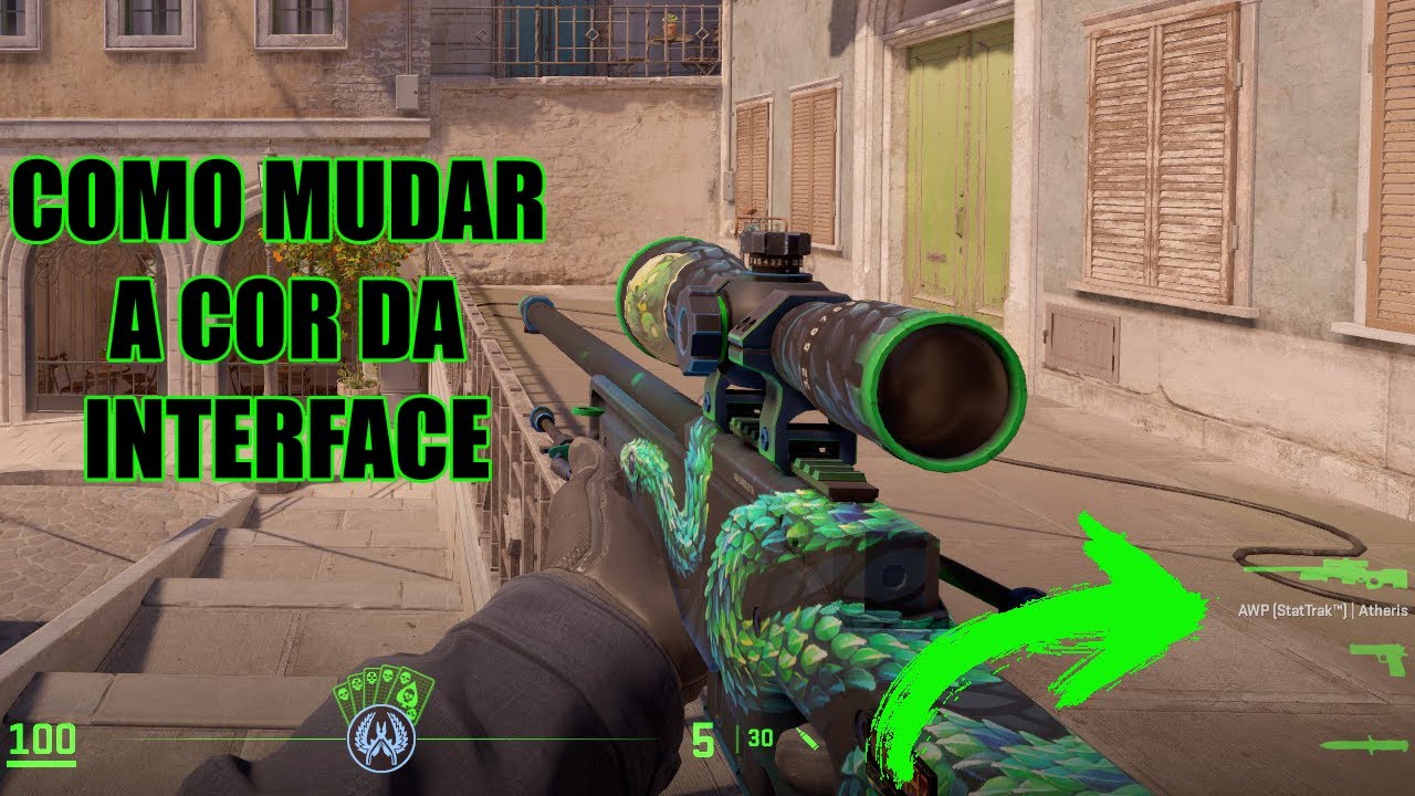 COMO MUDAR A COR DA HUD (INTERFACE/LAYOUT) NO COUNTER-STRIKE 2 (CS2 ...