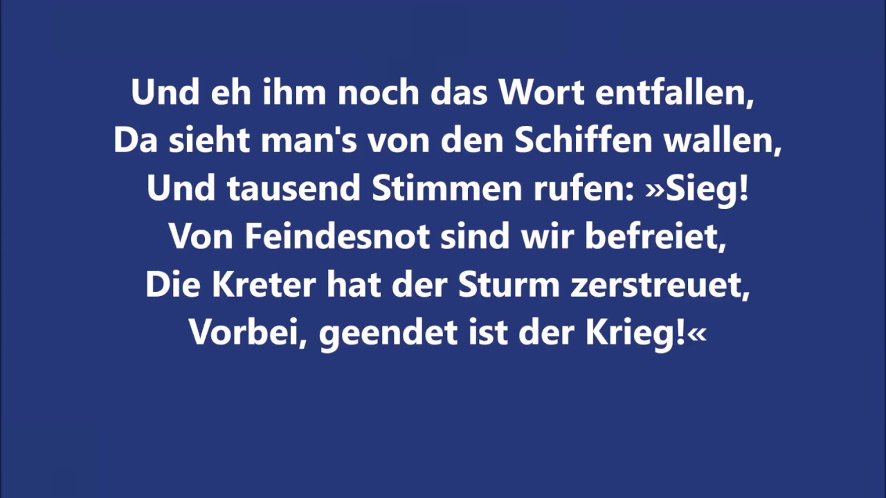 Der Ring des Polykrates - Friedrich Schiller - Ballade - Gedicht Lesung ...