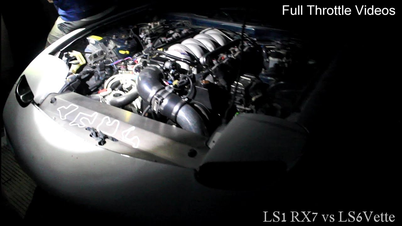 LS1 Swapped RX7 vs LS6 C5 Vette, 5.0 vs 5.0 and more ! - YouTube