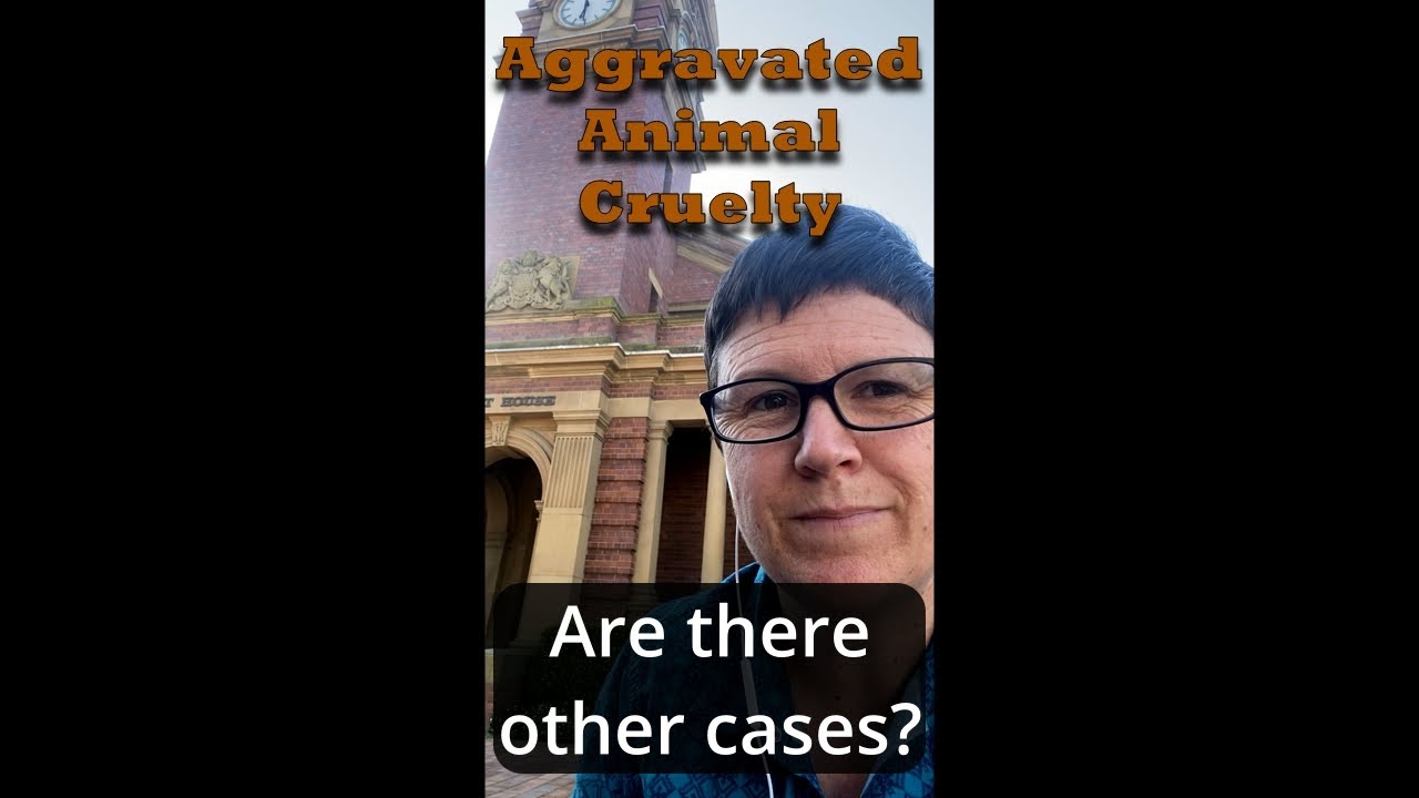 Aggravated Animal Cruelty - Part 7 - Discovering other cases - Maitland ...
