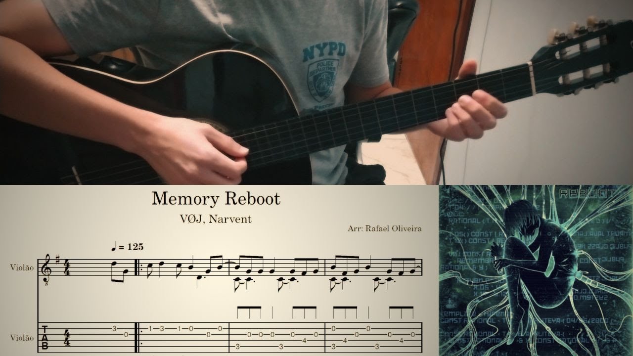 Memory Reboot - VØJ, Narvent (Fingerstyle Guitar) With TABS. - YouTube