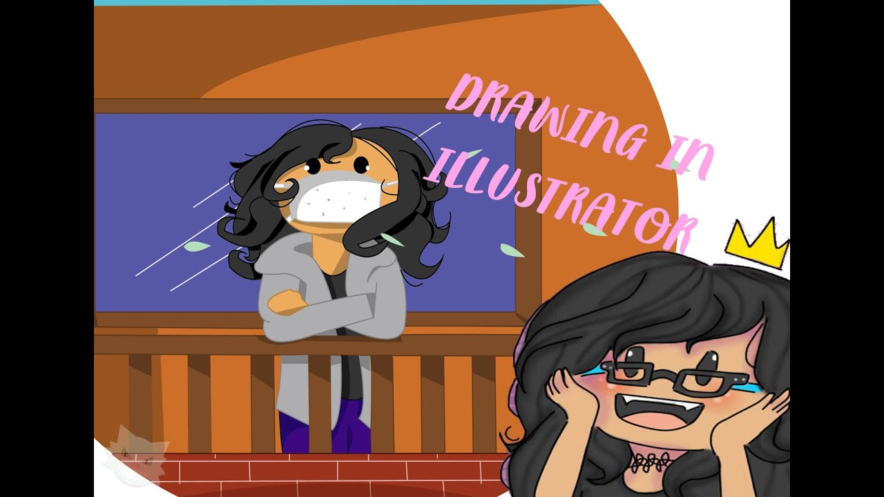 Quarantine- Drawing in illustrator - YouTube