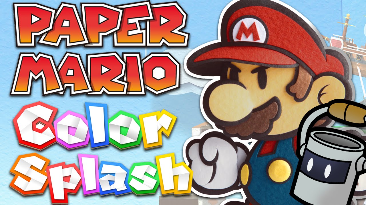Paper Mario: Color Splash Gameplay First Impressions - YouTube