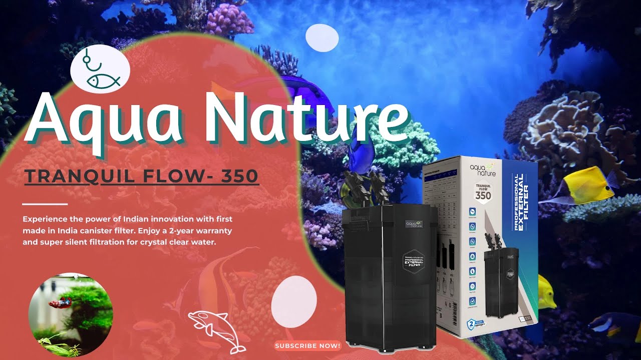 Aquarium Filter | Aqua Nature Tranquil Flow-350 | Canister Filter ...
