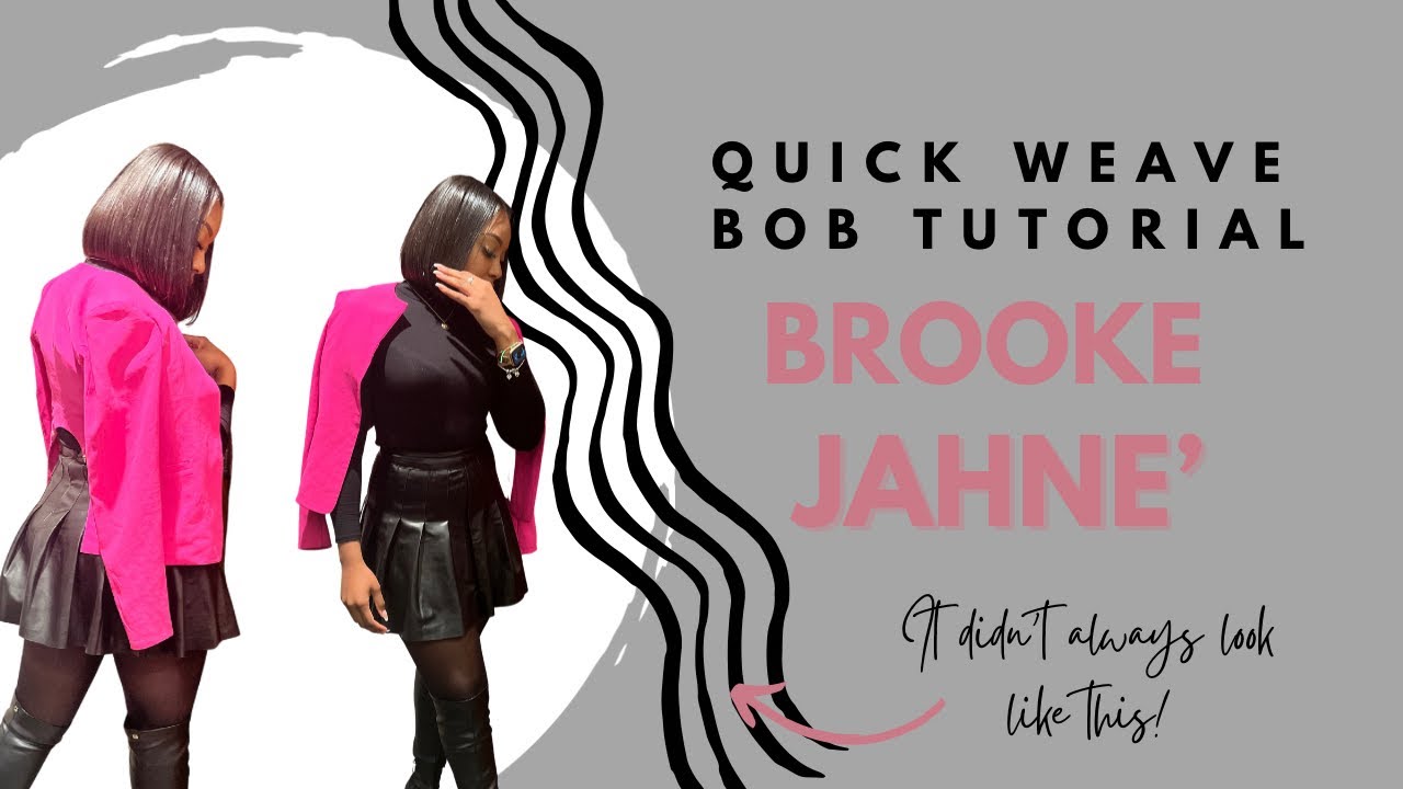 DIY Quick Weave Bob Tutorial Using Revamped Hair | ReVamp Your Look ...