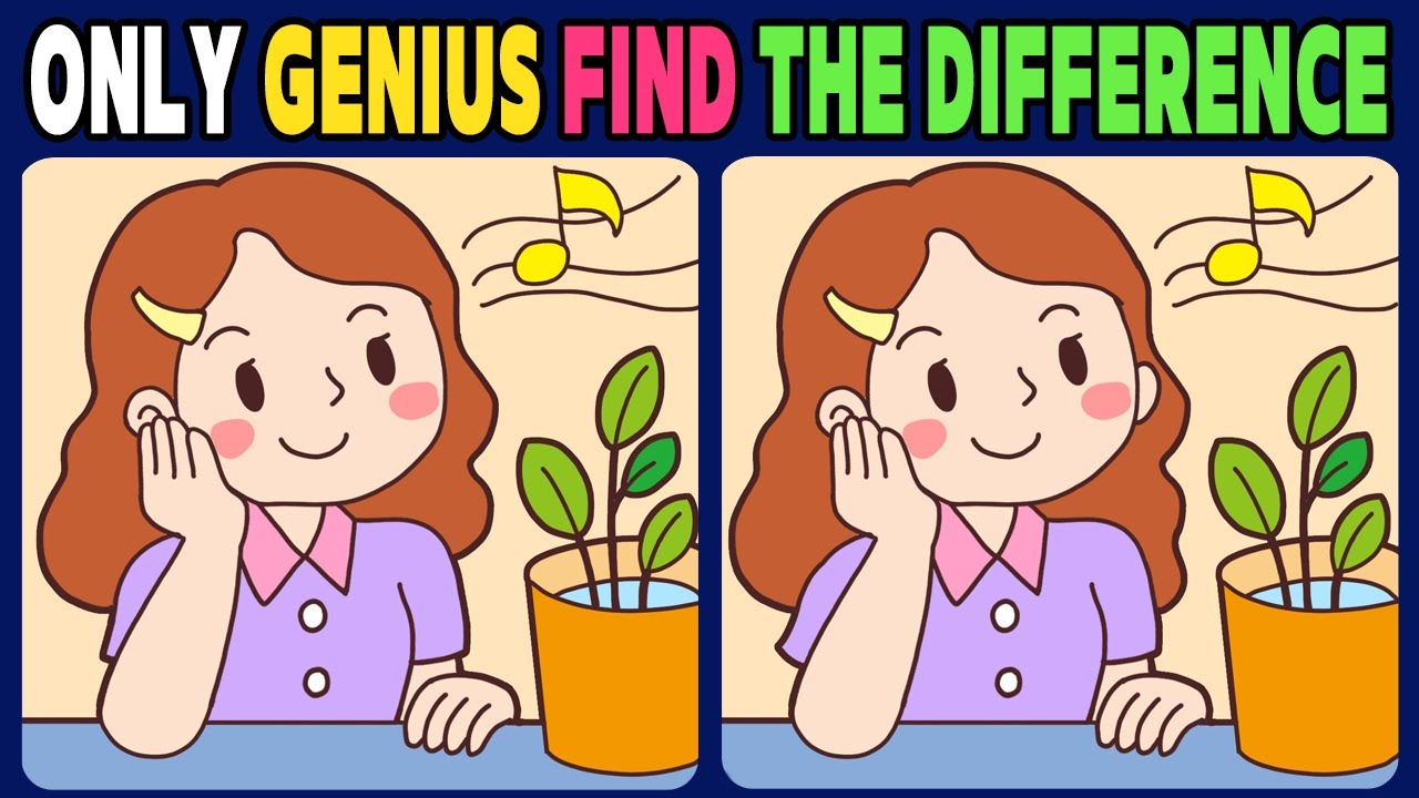 【Spot the difference】Only genius find the difference【 Find the ...