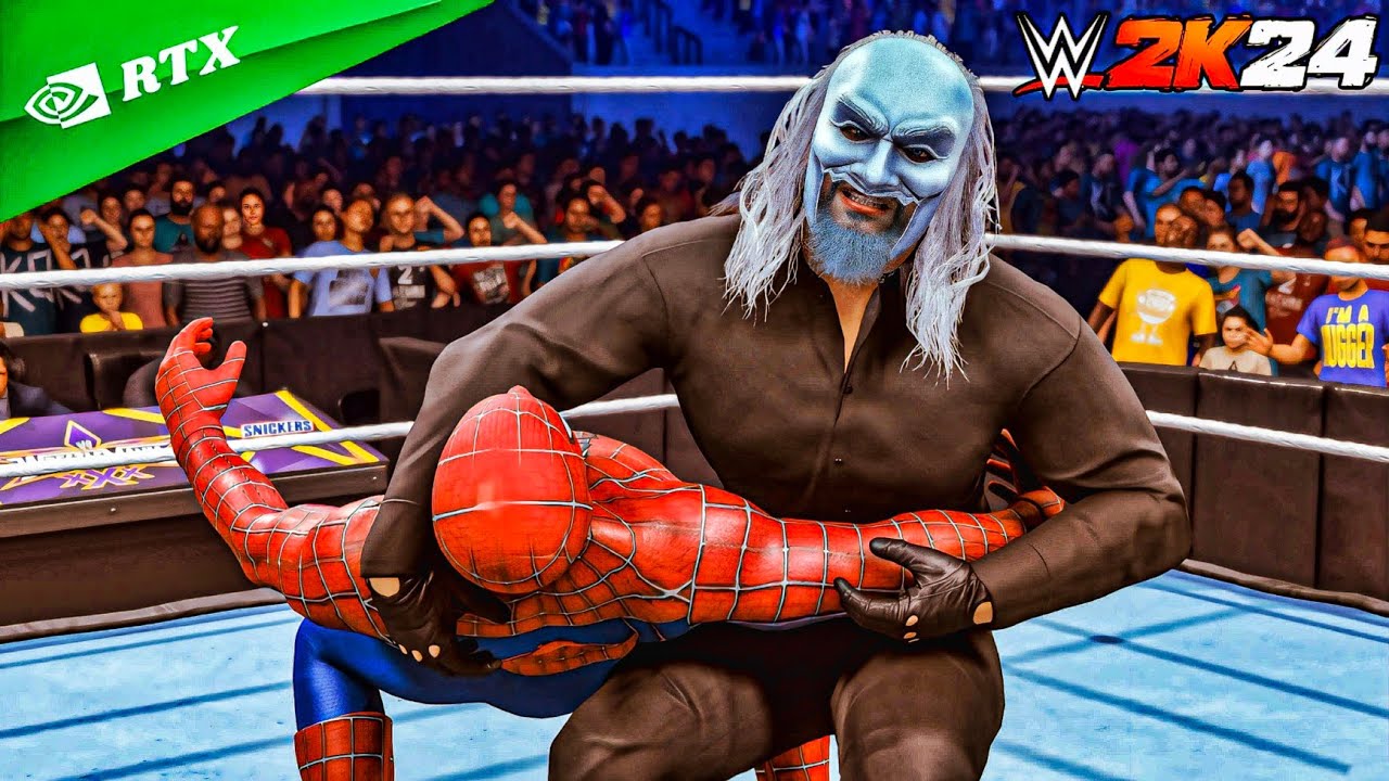 WWE 2K24 - Spider-Man vs Uncle Howdy | WrestleMania 30 Extreme Rules ...