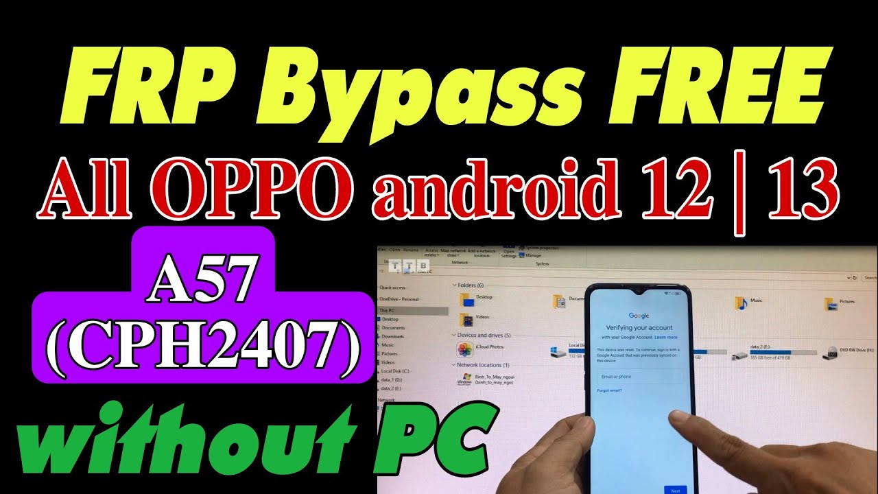 [MỚI] Cách Xóa tài khoản Google OPPO A57 (CPH2407) | quay tay thần ...