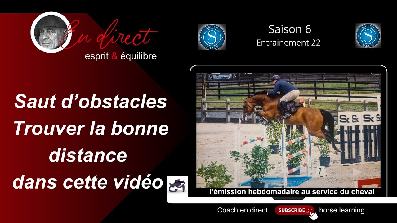 Pour trouver les bonnes distances en saut d'obstacles, regardez cette ...