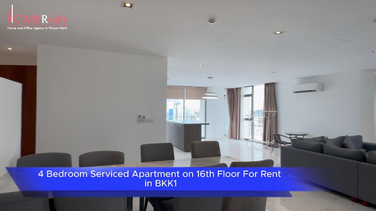 N3465168 - 4 Bedroom Serviced Apartment on 16th Floor For Rent in BKK1 ...