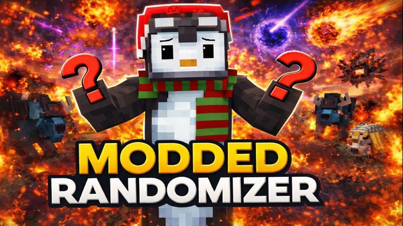 MODDED MINECRAFT BUT EVERYTHING IS COMPLETELY RANDOM - YouTube
