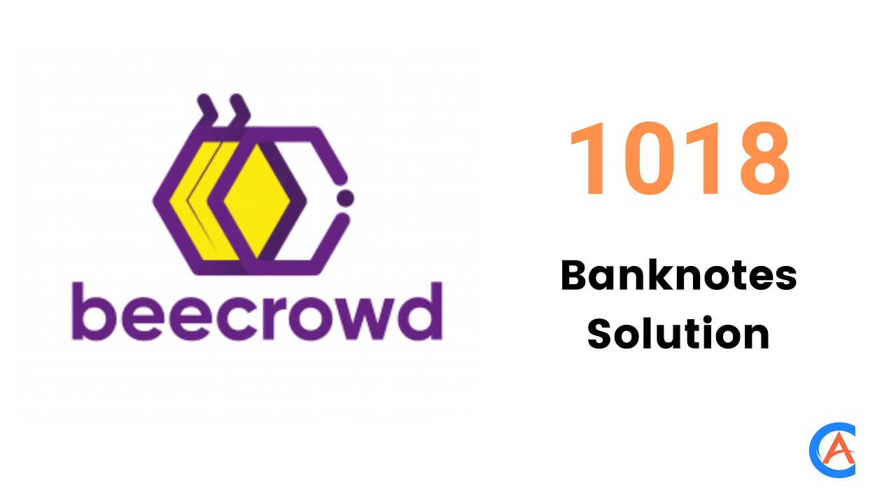 beecrowd 1018 Banknotes solution | beecrowd online judge beginner ...