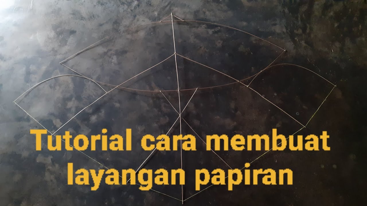 Tutorial cara membuat layangan papiran || layangan panjeran lemes - YouTube